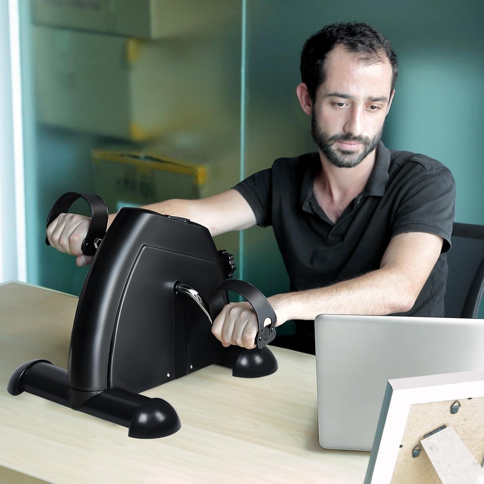 Mini Exercise Bike, himaly Under Desk Bike Pedal Exerciser Portable Foot Cycl... | eBay