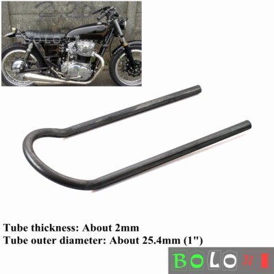 1" Rear Seat Hoop Loop Frame Kit Upswept Upkicked For Cafe Racer ...