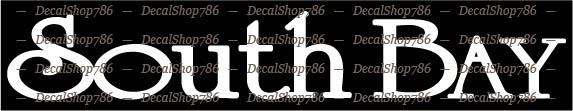 South Bay Boats - Outdoor Sports - Vinyl Die-Cut Peel N' Stick Decals ...