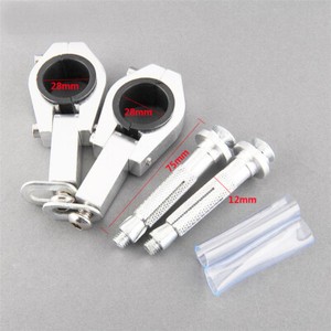 Motorcycle Bracket Mounting Securing Clip 28mm Handle Bracket Hand ...