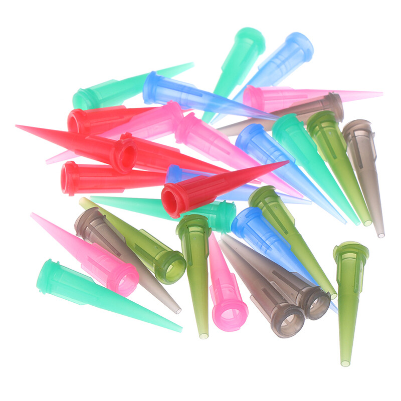 30pcs TT Tapered Tips Solder Paste Adhesive Glue Dispensing Needle 14 ...
