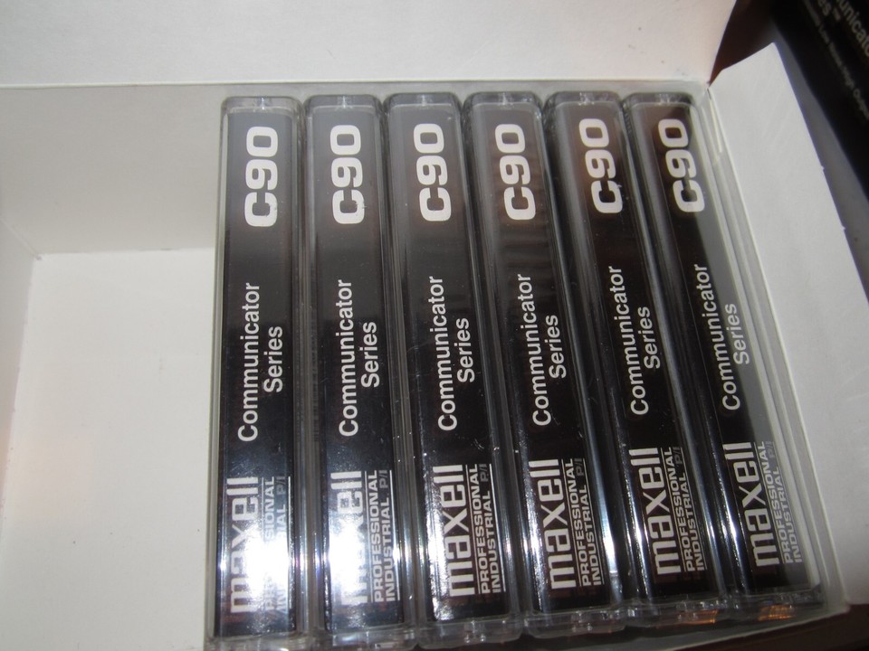 Maxell Professional Industrial Communicator Series C90 Cassettes - 6 ...
