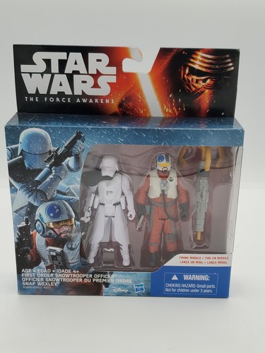 Star Wars 2-Pack 2016 First Order Snowtrooper Officer & Snap Wexley 3. ...