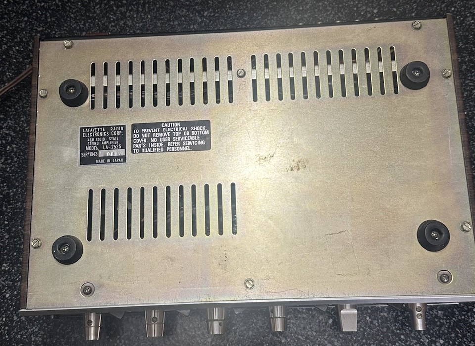 Vintage Lafayette LA-2525 Power Amplifier Amp Hi-Fi Stereo Component | eBay