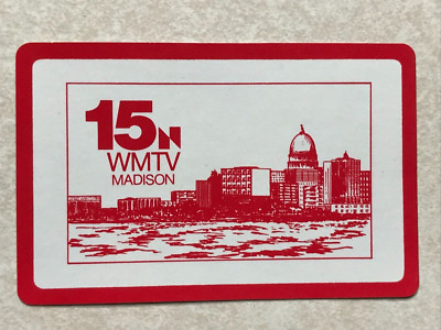 15 WMTC Madison WI TV Station King Clubs VINTAGE SINGLE SWAP PLAYING ...