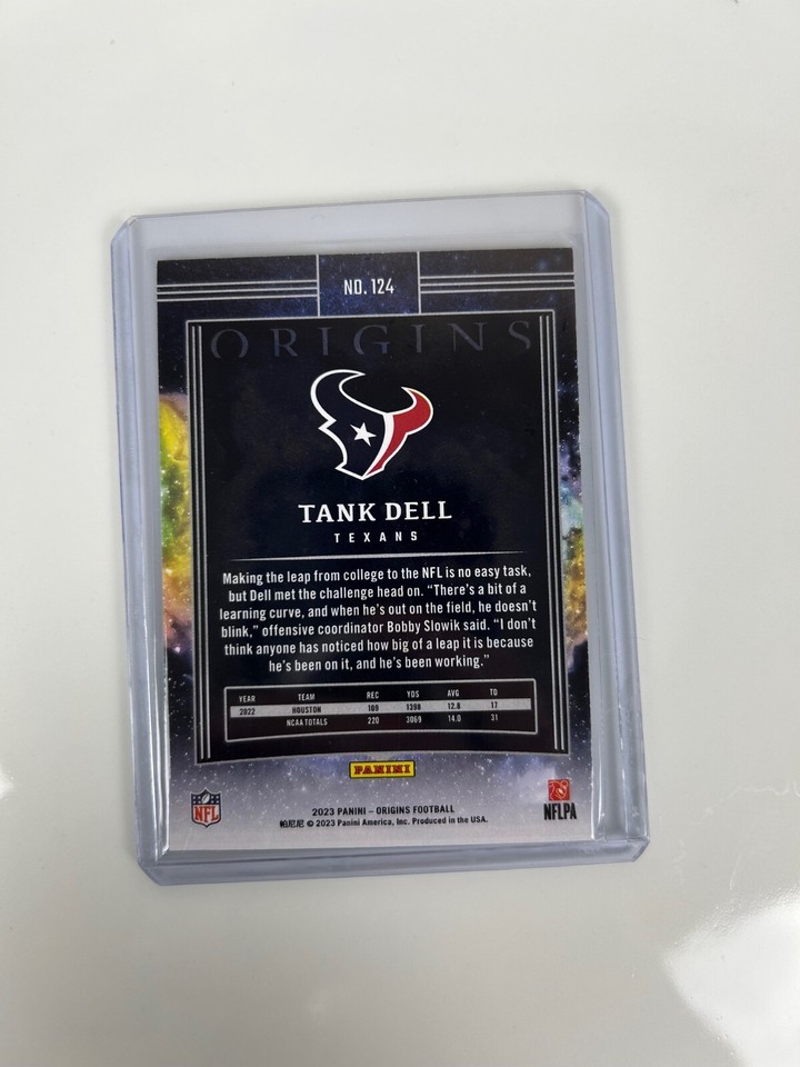 Tank Dell 2023 Origins Rookie Card RC Houston Texans 124 | eBay