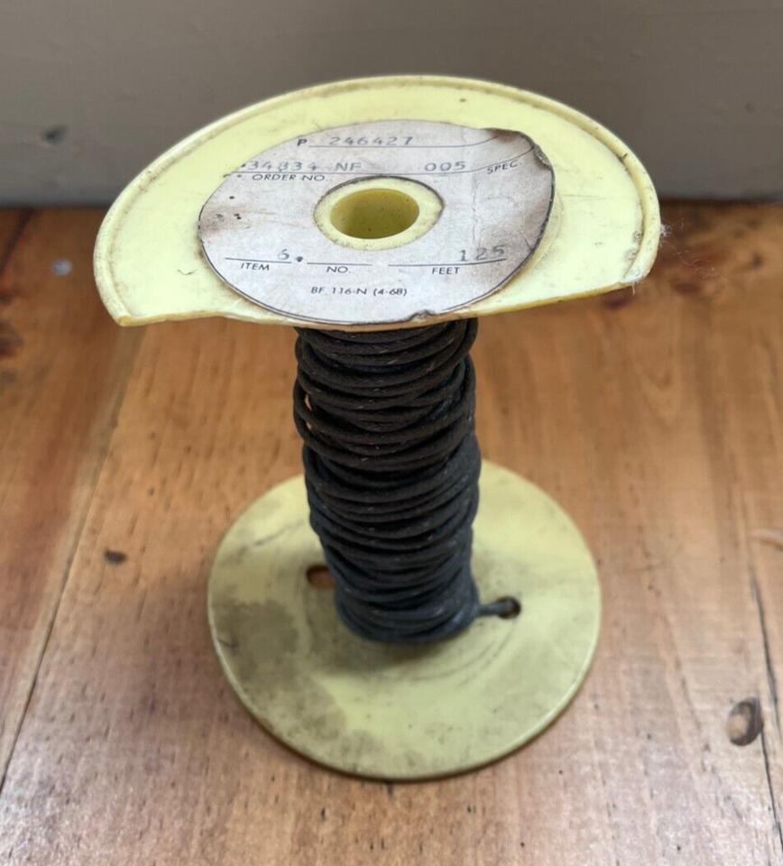 Vintage WE Western Electric Telephone Wire Copper Insulated with Spool ...