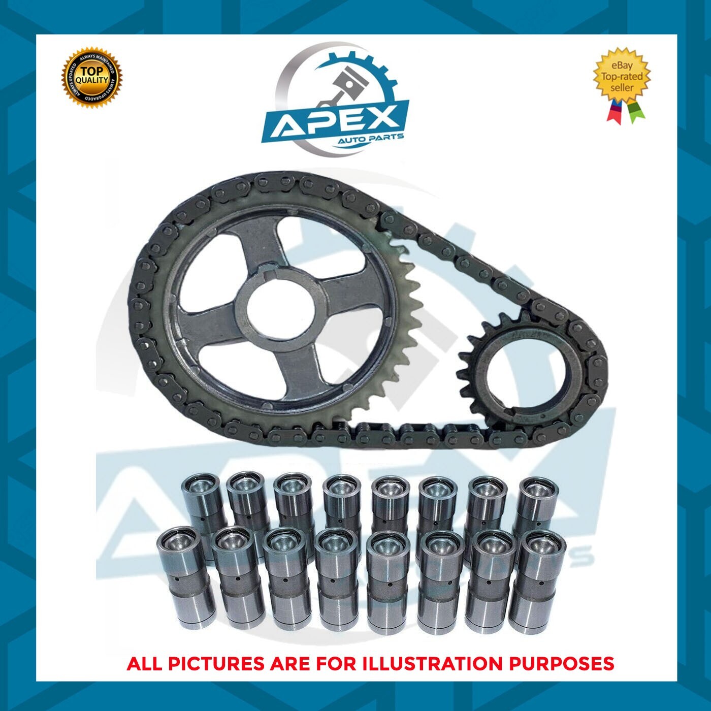 LAND ROVER RANGE ROVER CLASSIC P38 V8 TIMING CHAIN KIT + 16 CAM ...