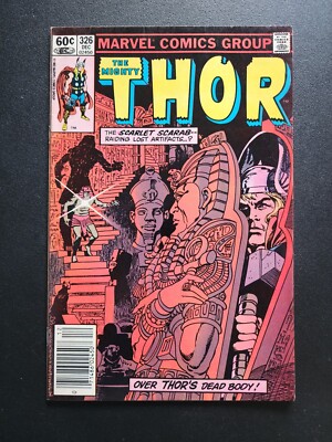 Marvel Comics The Mighty Thor #326 December 1982 1st app 2nd Scarlet ...