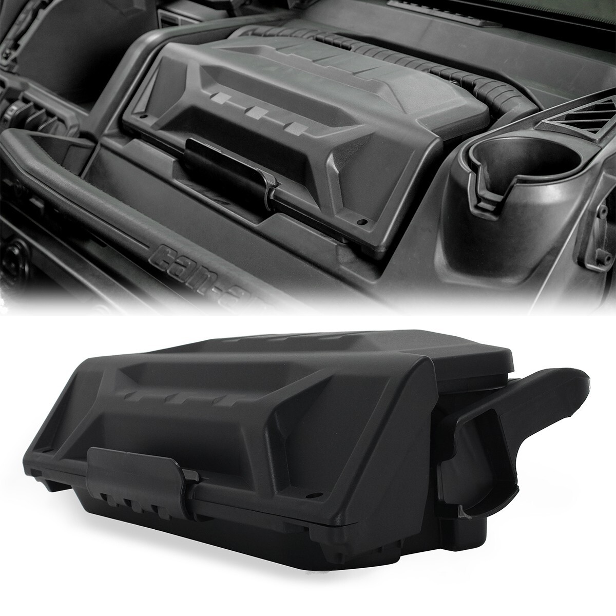 Can Am Defender Accessories Defender Center Underseat Storage Bin ...