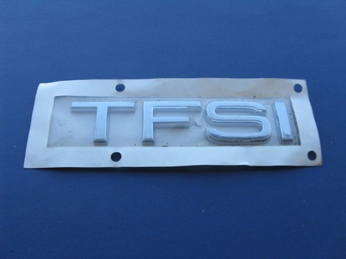 VW VOLKSWAGEN AUDI TFSI REAR CHROME EMBLEM LOGO BADGE SIGN SYMBOL OEM ...