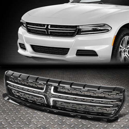 FOR 15-18 DODGE CHARGER OE STYLE FRONT BUMPER RADIATOR UPPER GRILLE ...