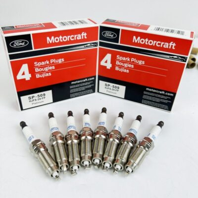 8Pcs SP-509 HJFS-24FP PLATINUM Spark Plugs For Ford MOTORCRAFT NEW | eBay