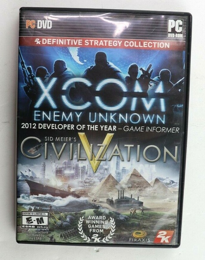 XCom Enemy Unkown/ Civilization V 2K Definitive Strategy Collection (PC, 2013) 710425413469 | eBay