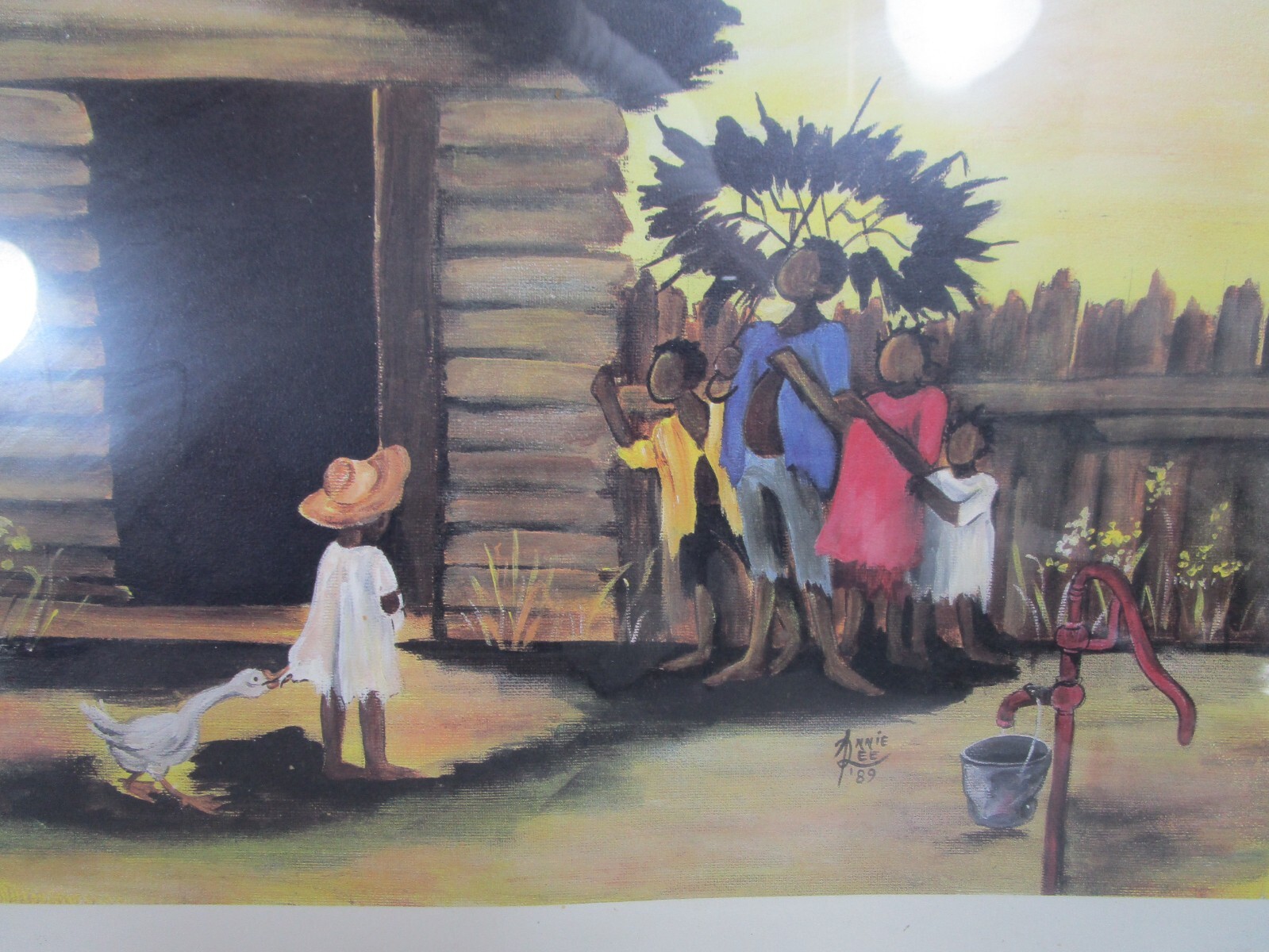 Annie Lee Come Unda De Brella Art Print African American 12x16 Framed ...