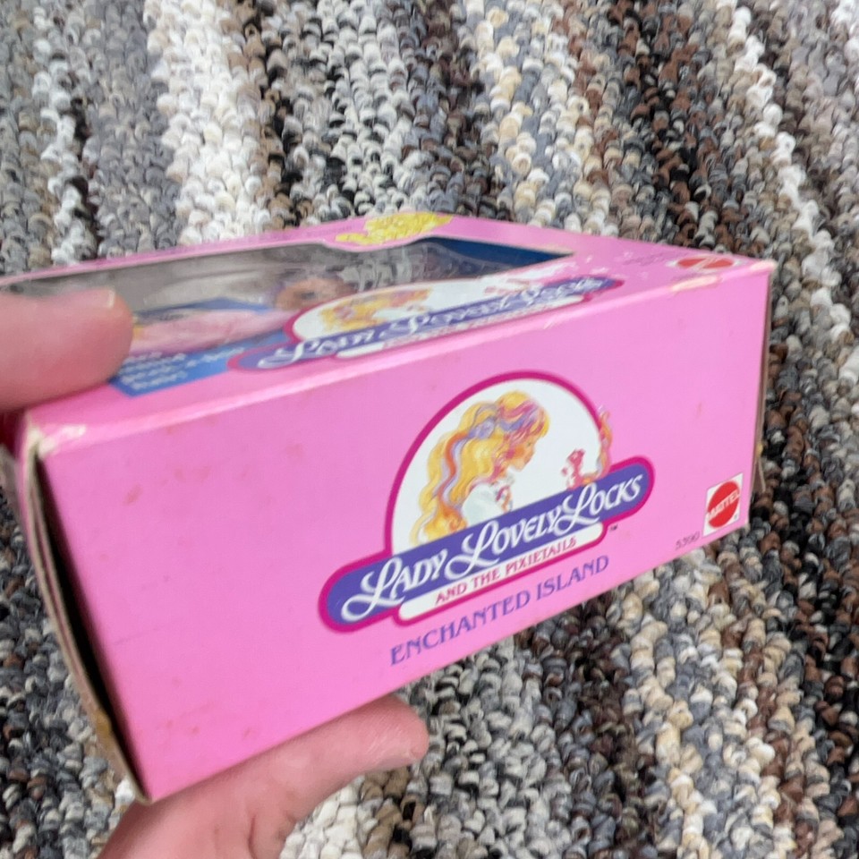 Vintage Lady Lovely Locks Pearlypeek Doll 1987 80s Mattel New in Box ...