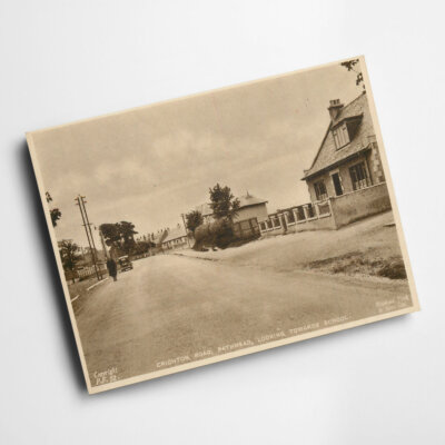 A3 PRINT - Vintage Scotland - Crichton Rd, Pathhead, looking towards ...