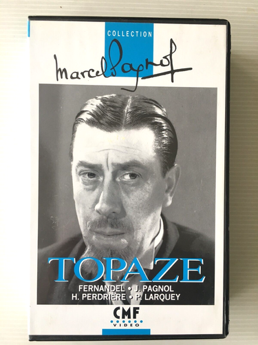 Vhs TOPAZE Fernandel Marcel Pagnol Pierre Larquey | eBay