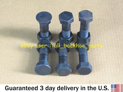 JCB BACKHOE - SIDECUTTER TOOTH NUT BOLT, SET OF 6 PCS. (ASSORTED PART ...