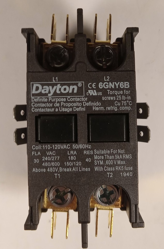 1 NEW DAYTON 6GNY6B DEFINITE PURPOSE CONTACTOR NIB ***MAKE OFFER*** | eBay