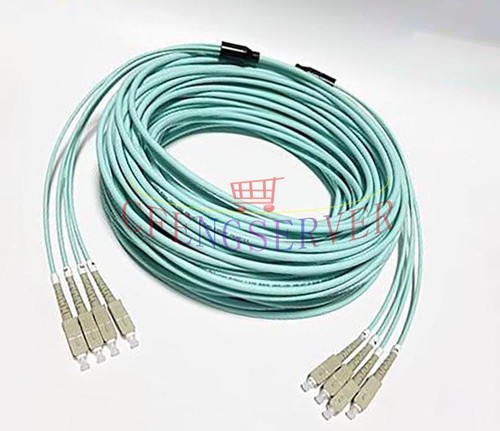 30m Armored SC-SC UPC MM OM3 10GB Cable 4 Strand Fiber Optical Jumper Patch Cord | eBay Australia