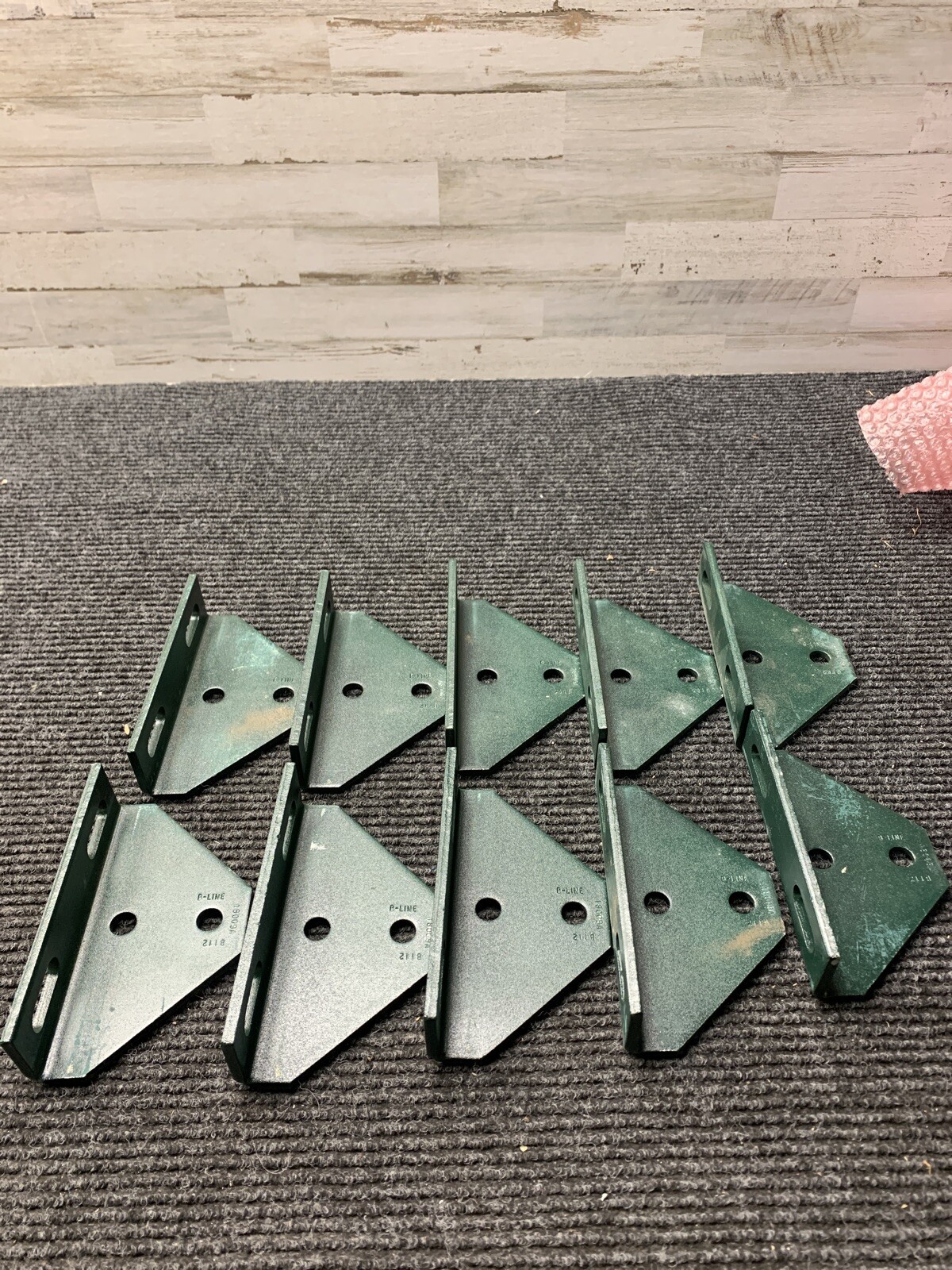 Lot of 10 Eaton B-LINE Cooper 4H ADJ Aagle Bracket B112GRN | eBay