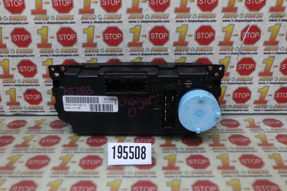 2008-2010 DODGE CHARGER AC HEATER CLIMATE TEMPERATURE CONTROL ...
