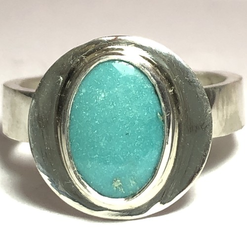 25 Ct TW Natural Kingman Turquoise Handmade Jewelry Gemstone Sterling ...