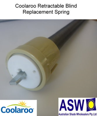 Coolaroo RETRACTABLE Blind REPLACEMENT SPRING Suits Coolaroo Brand Only ...