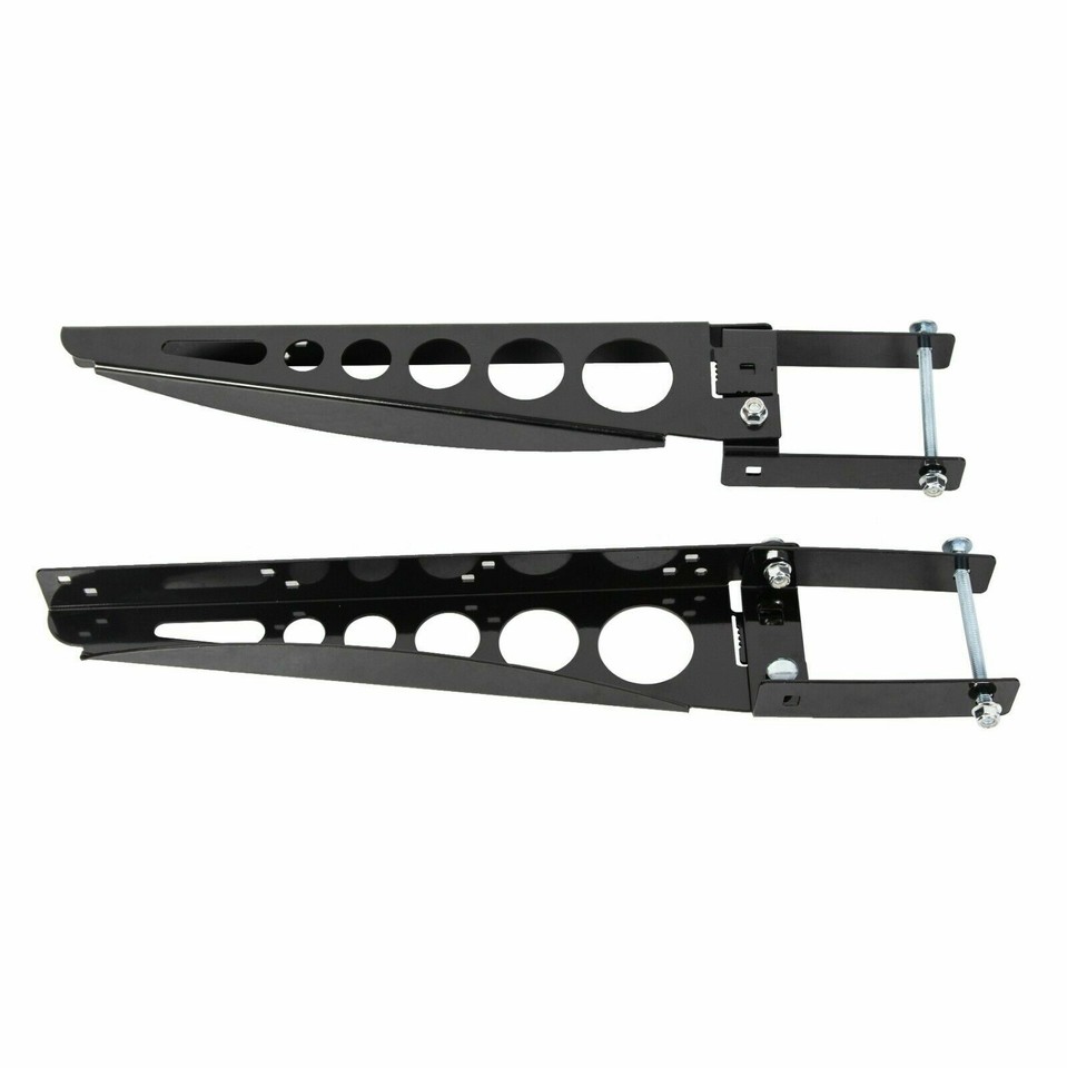 RV 4'' Square Rear Bumper Mounted Cargo Box Generator Tray Support Arms ...