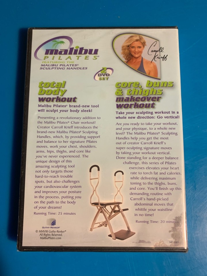 Malibu Pilates Total Body Workout (DVD) Core,Buns & Thighs...BRAND NEW ...