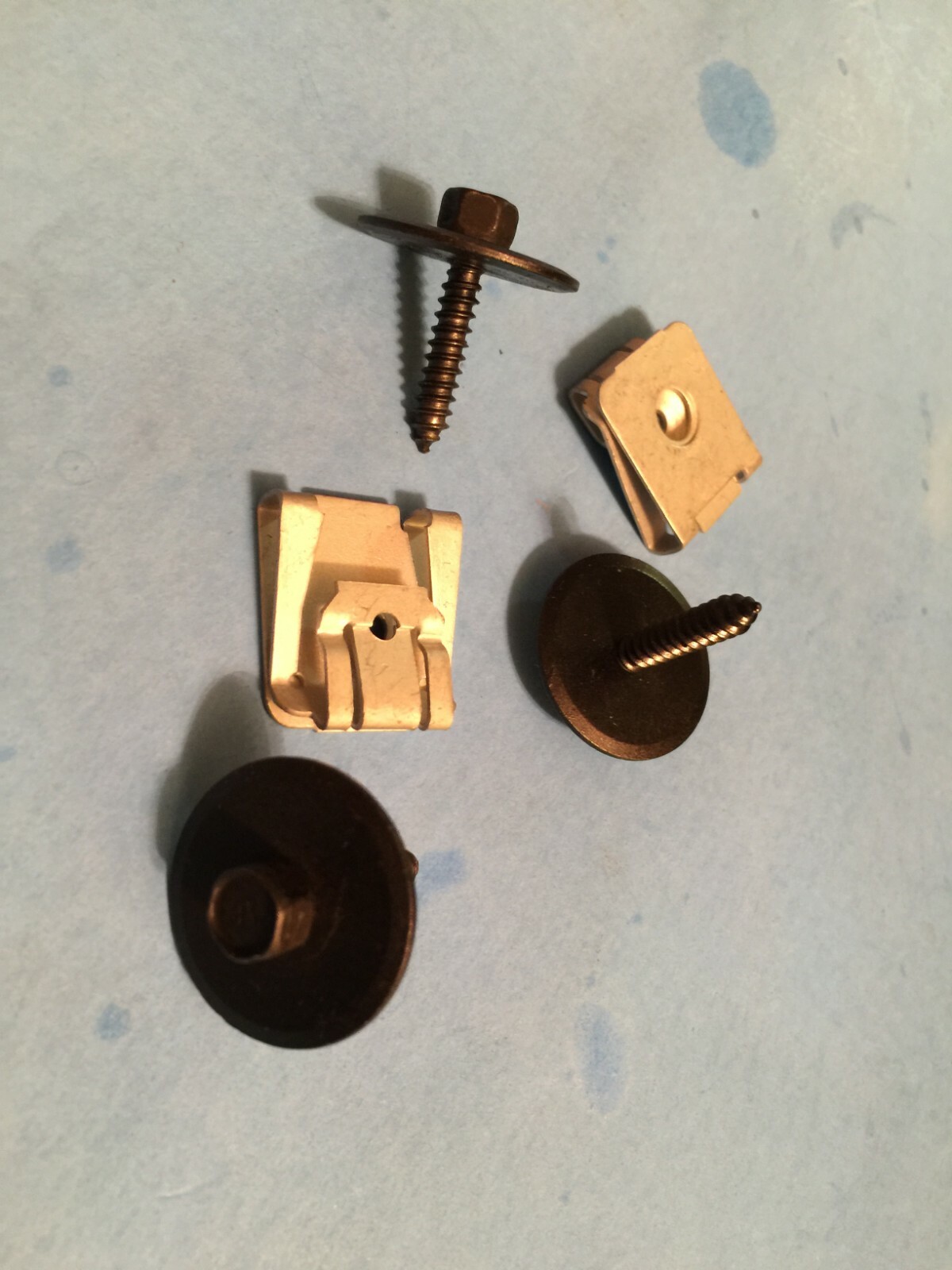 Mercedes Undercar Shield Sheet Metal Screw & Nut 2019900536 OEN 5PC | eBay