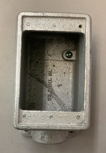 Crouse-Hinds FD2 Cast Device Box Single Gang 3/4" (r21) | eBay