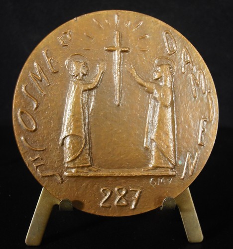Medal Saints Cosmas and Damian Doctors of Souls and Bodies 1972 62 mm ...