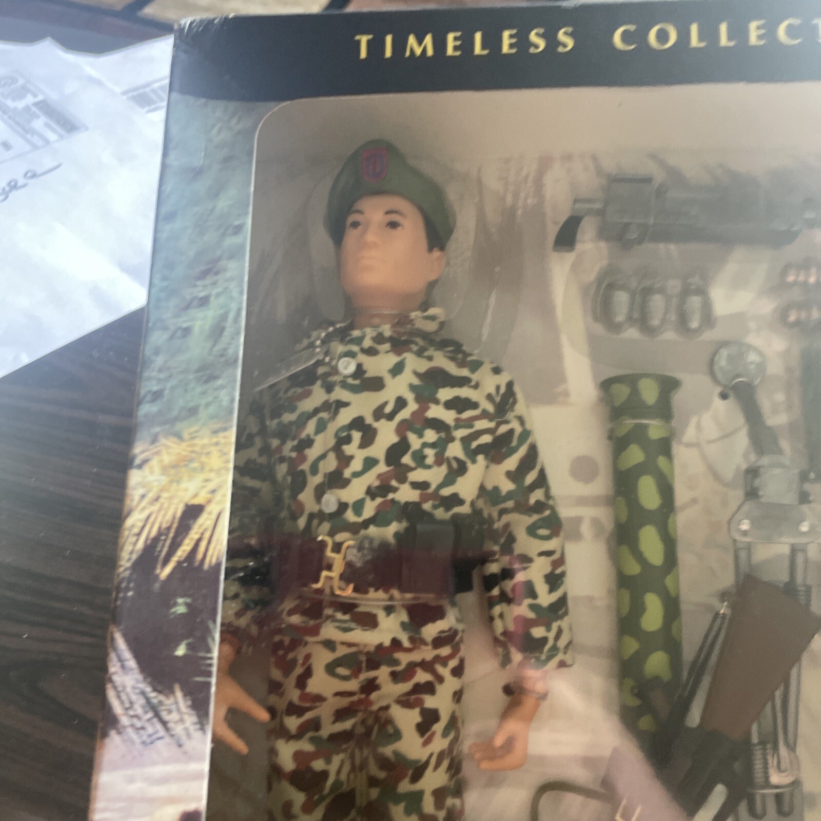 G.I. Joe Timeless Collection 12'' Green Beret Machine Gun Outpost Set ...