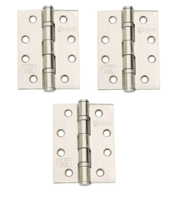 3 X Dale Grade 13 BS EN 1935 Ball Bearing P Hinges 102 mm 4" Stainless ...