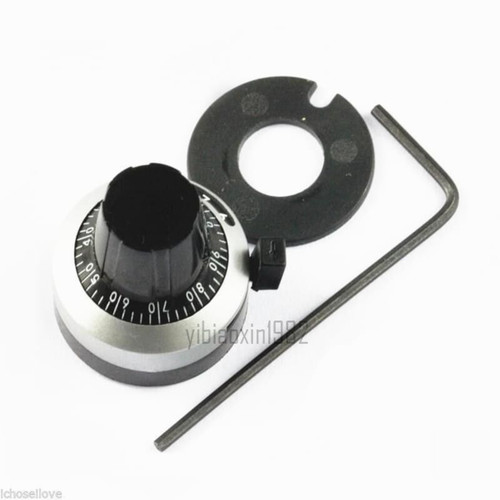 3590S Potentiometer Pot Dial Knob Lockable Hat XSN-III Multi-turn 10 ...