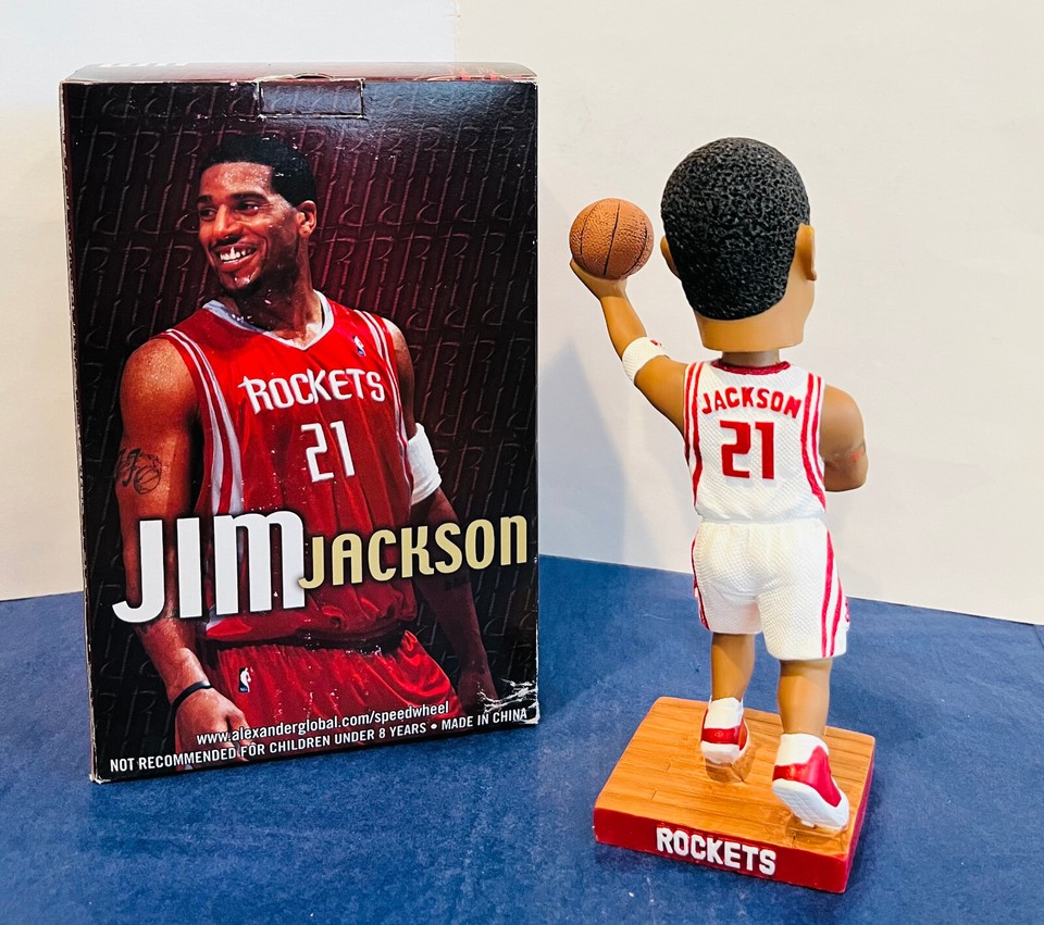 Jim Jackson 2005 Houston Rockets Bobblehead SGA JJ Jimmy ~ New in Box ...