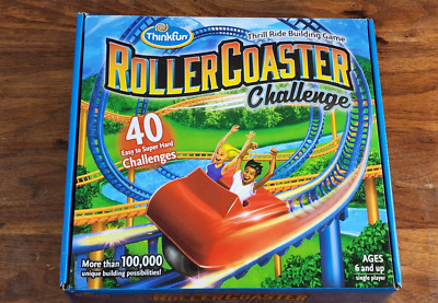2017 Roller Coaster Challenge Game ThinkFun Toy Thrill Ride Game EUC ...