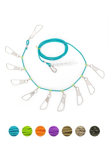 BLUEWING 8ft Fish Stringer with Heavy Duty Stainless Steel Fish Spike ...