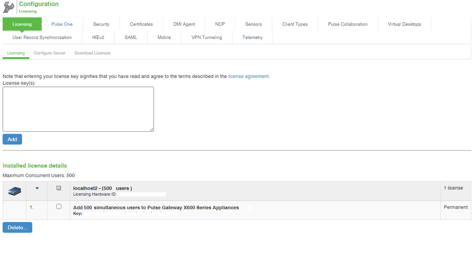 Juniper Pulse Secure MAG6610 MAG-SM160 500 Users SSL/VPN PCS 8.3R5 | eBay