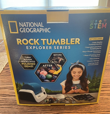 National Geographic - STEM - Rock Tumbler Explorer Series | eBay