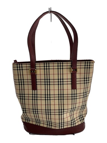 Burberry Tote Bag Beg Check Nova Check 12x30x28cm | eBay
