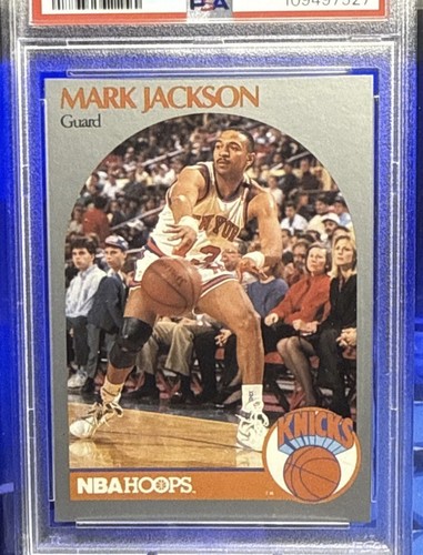 Vintage New 1990 NBA Hoops Mark Jackson NY Knicks W/Menendez Brothers ...