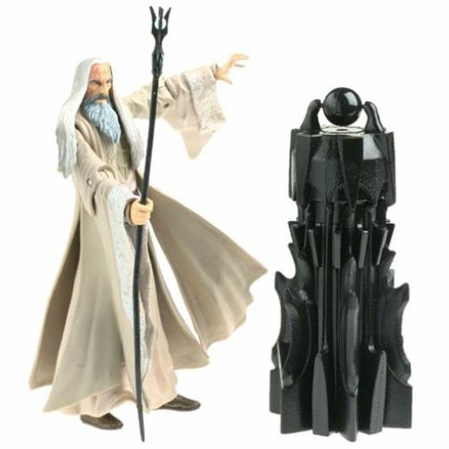 Lord of The Rings Saruman With Magic Floating Palantir on Base Action ...
