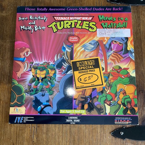 RARE Teenage Mutant Ninja Turtles - Double Feature! Laserdisc 1998 TMNT ...