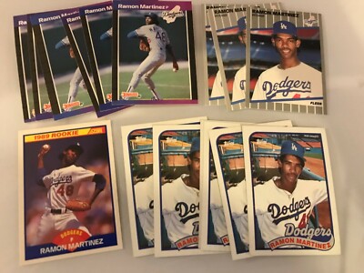 Lot of 16 Ramon Martinez Rookie Cards - Los Angeles Dodgers | eBay