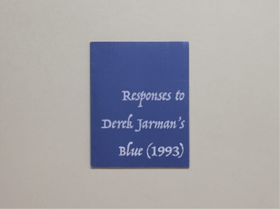 Richard Porter Responses to Derek Jarman's Blue (1993) (Poche) | eBay