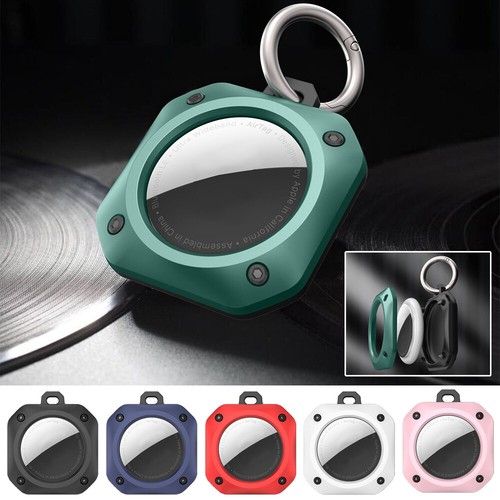 For Apple AirTag Shockproof Hybrid Cover Air Tag Tracker Holder w ...