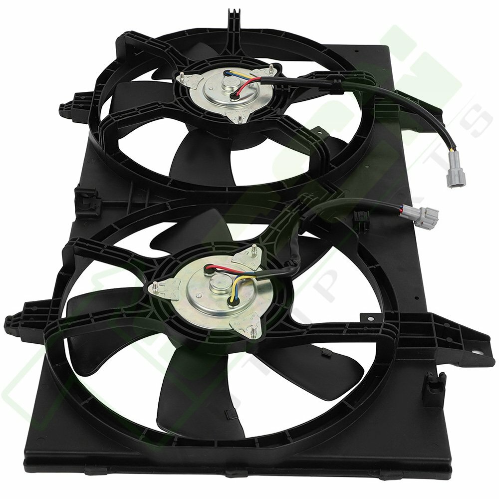 Engine Radiator Condenser Cooling Fan Assembly For 2002 2003 2004 ...